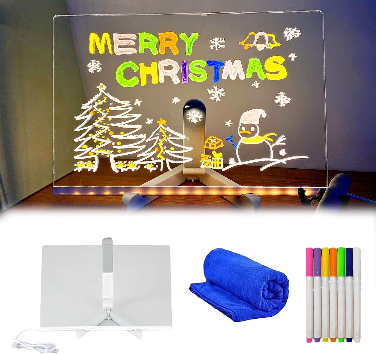 Ivyever LED Note Board, Tablero De Dibujo Iluminado, Ivy Ever LED Note ...