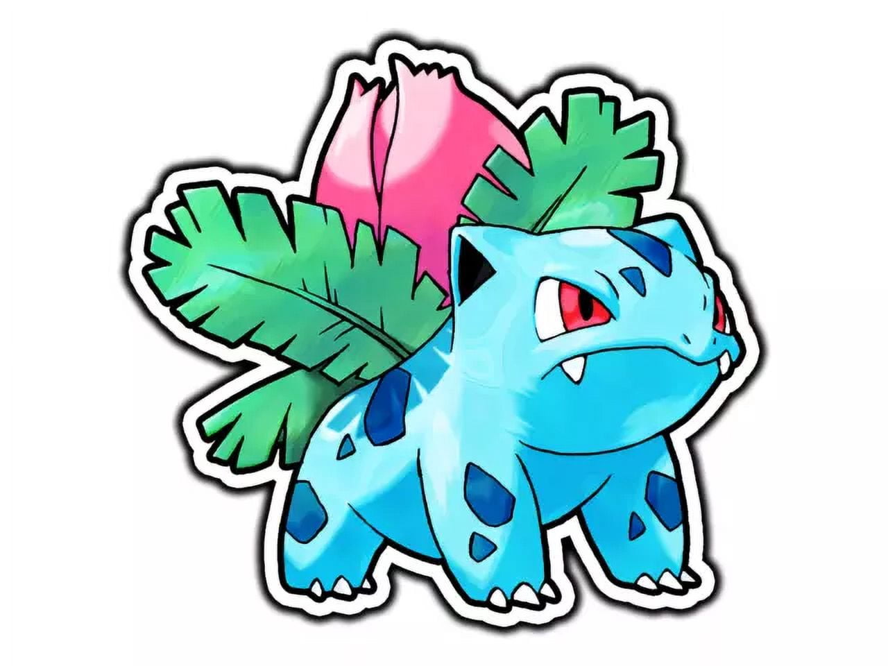 Ivysaur Waterproof Sticker Phone Decal Water Bottle Stickers Car Decals ...