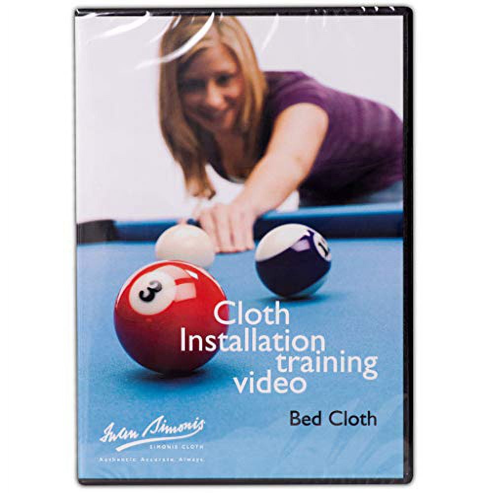 Iwan Simonis Billiard Pool Table Cloth Installation Training DVD (1 DVD ...