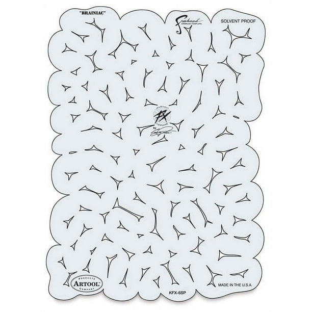 Iwata Artool Freehand Template - Kustom FX Brainiac - Walmart Business ...