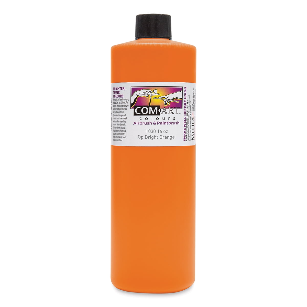 Iwata Com-Art Airbrush Color - 16 oz, Opaque Bright Orange - Walmart.com