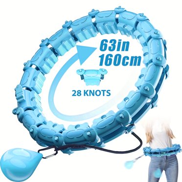 PRCTZ Weighted Hula Hoop, 2.5 lb Exercise Hula Hoops for Adults, 8 ...