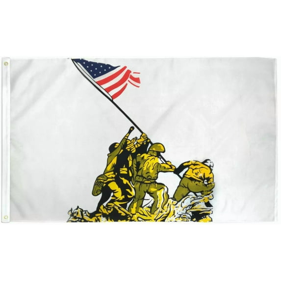 Iwo Jima Flag 3X5Ft United States Military Wwii Flag 100D Fabric ...