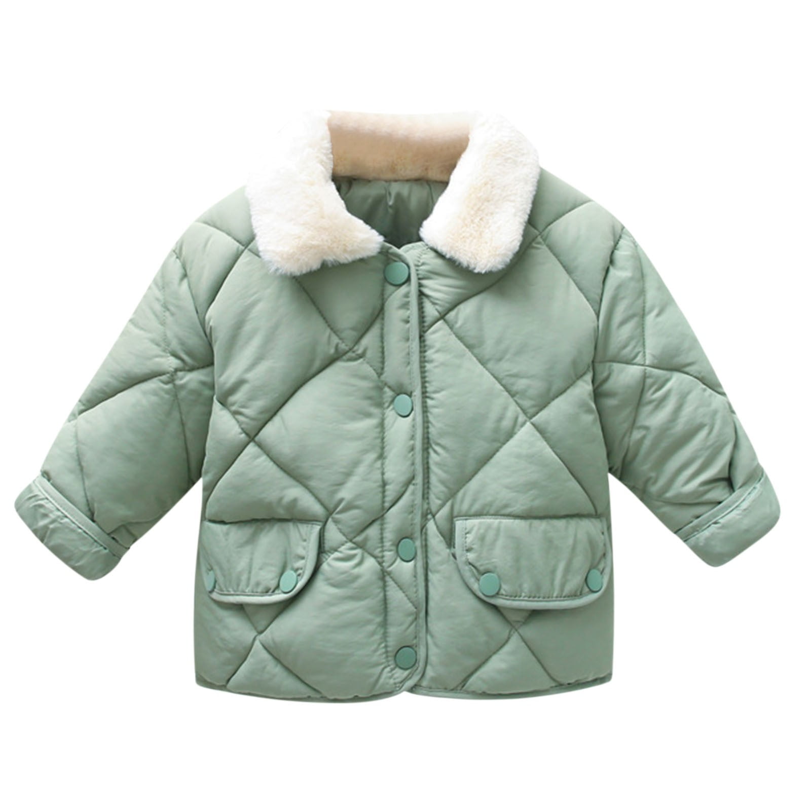 Ixbnca Boys Girls Winter Outwear Coats Kids Warm Outfits Windproof Fleece Jacket for Toddler ...