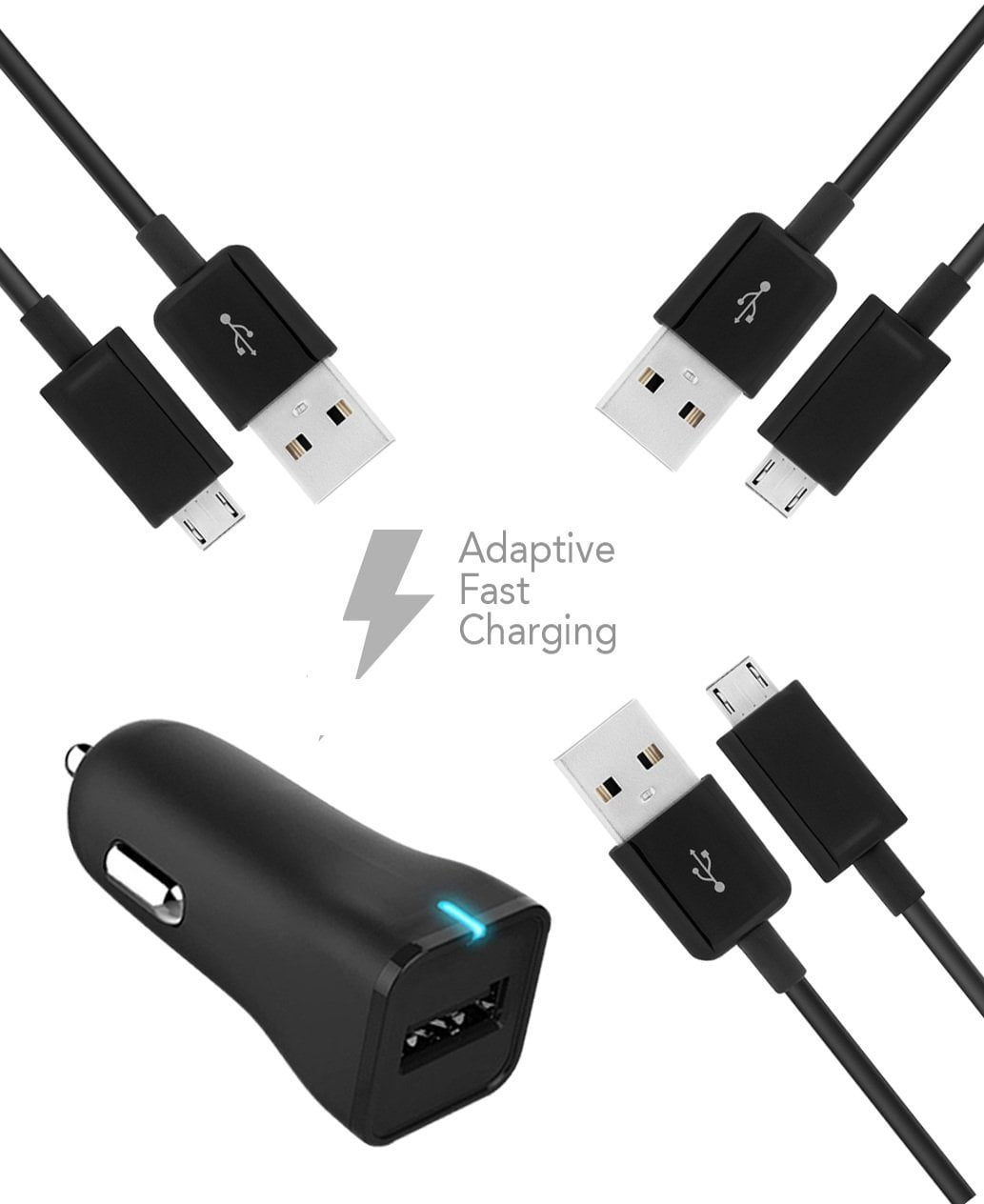 Ixir Samsung Galaxy J1 Mini Charger Micro USB 2.0 Cable Kit by Ixir (Car Charger + Cable) True ...