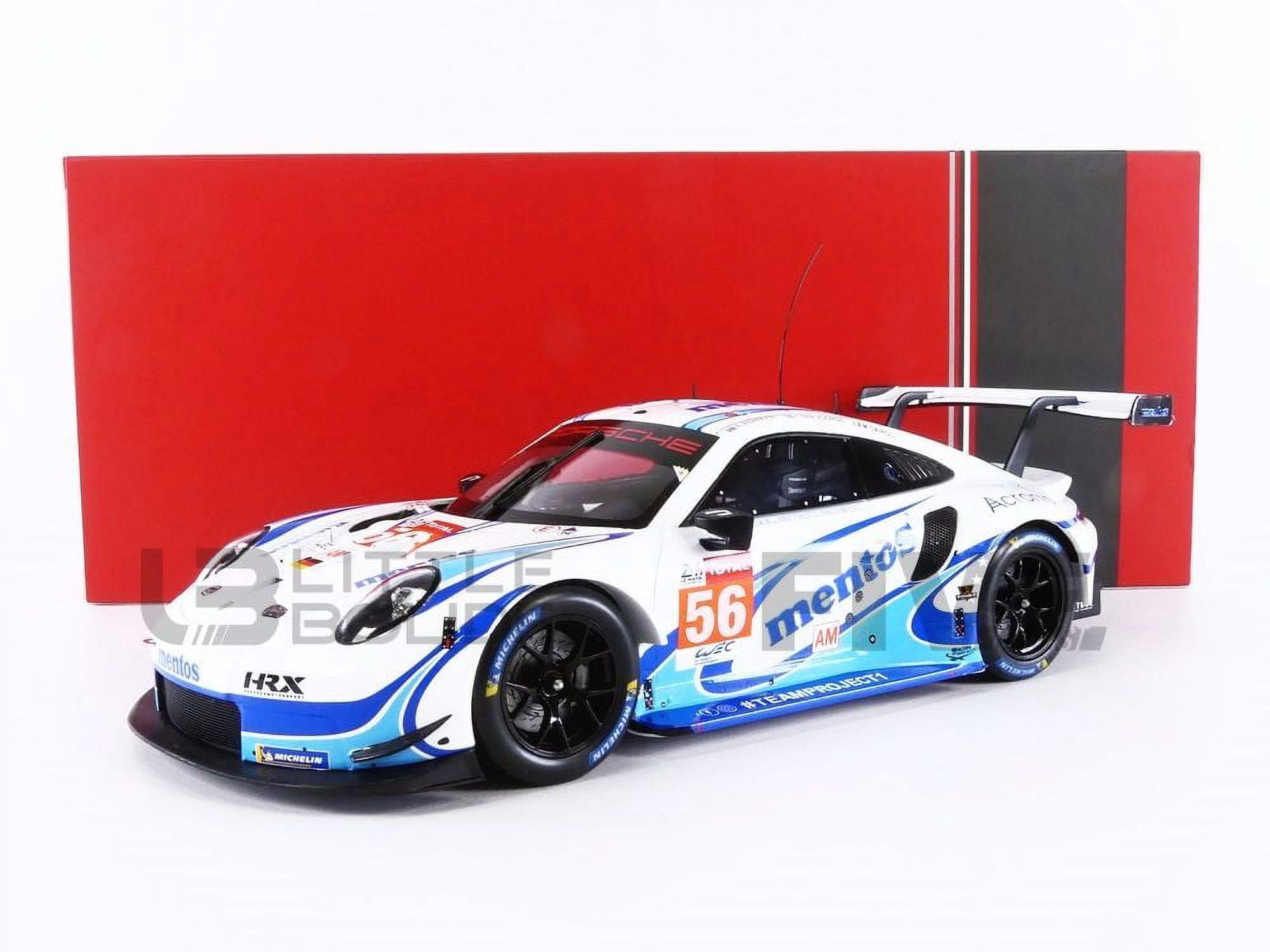 Ixo 2018 Porsche 911 991.2 GT3 RSR Team Project 1 No.56 Mentos 24hr Le ...