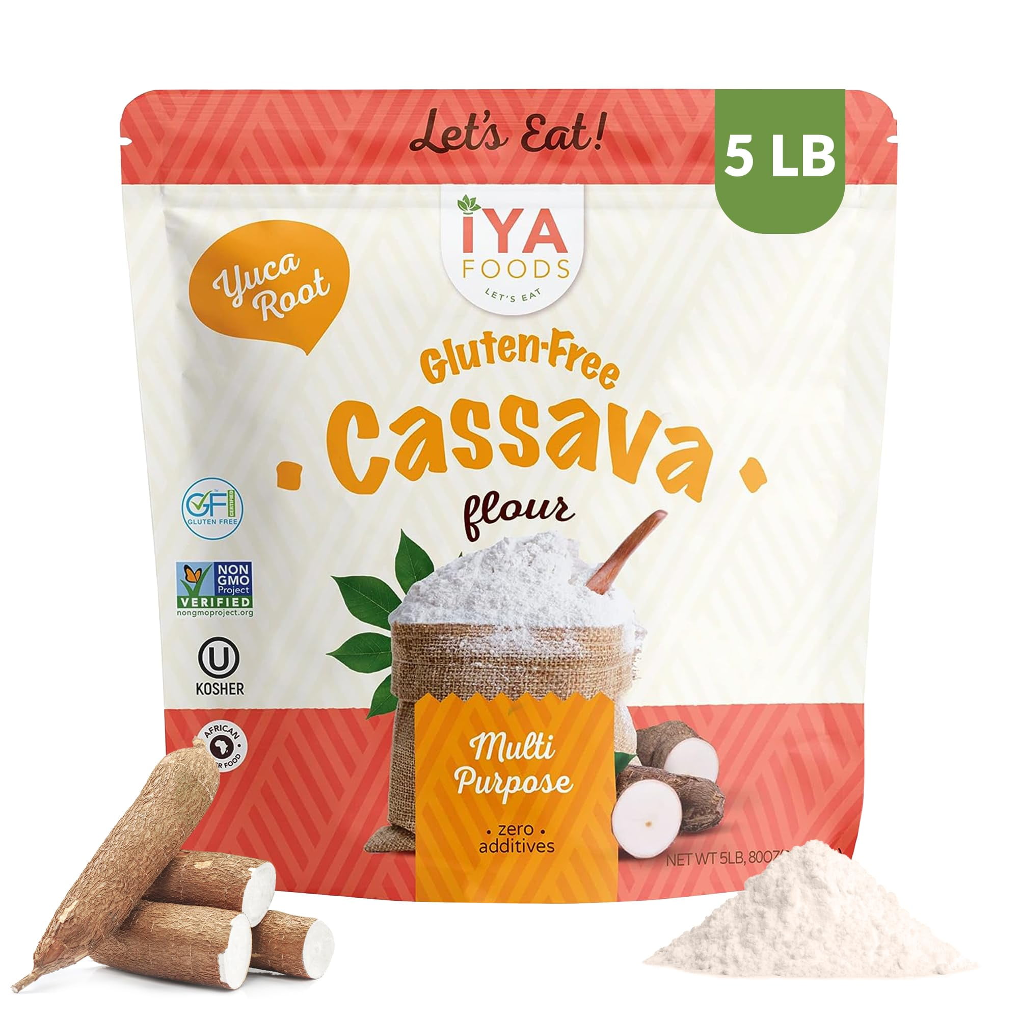 Iya Foods Cassava Flour OKA4 - all purpose flour, Non-GMO & Kosher ...