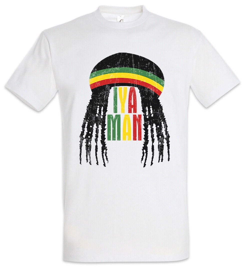 Iyaman I T-Shirt Rasta Jah Babylon Irie Ska Reggae Jamaica Rastafari Africa - Walmart.com