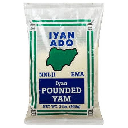 Iyan Ado Pounded Yam Flour 2lbs, West African Delicacy, Smooth and ...