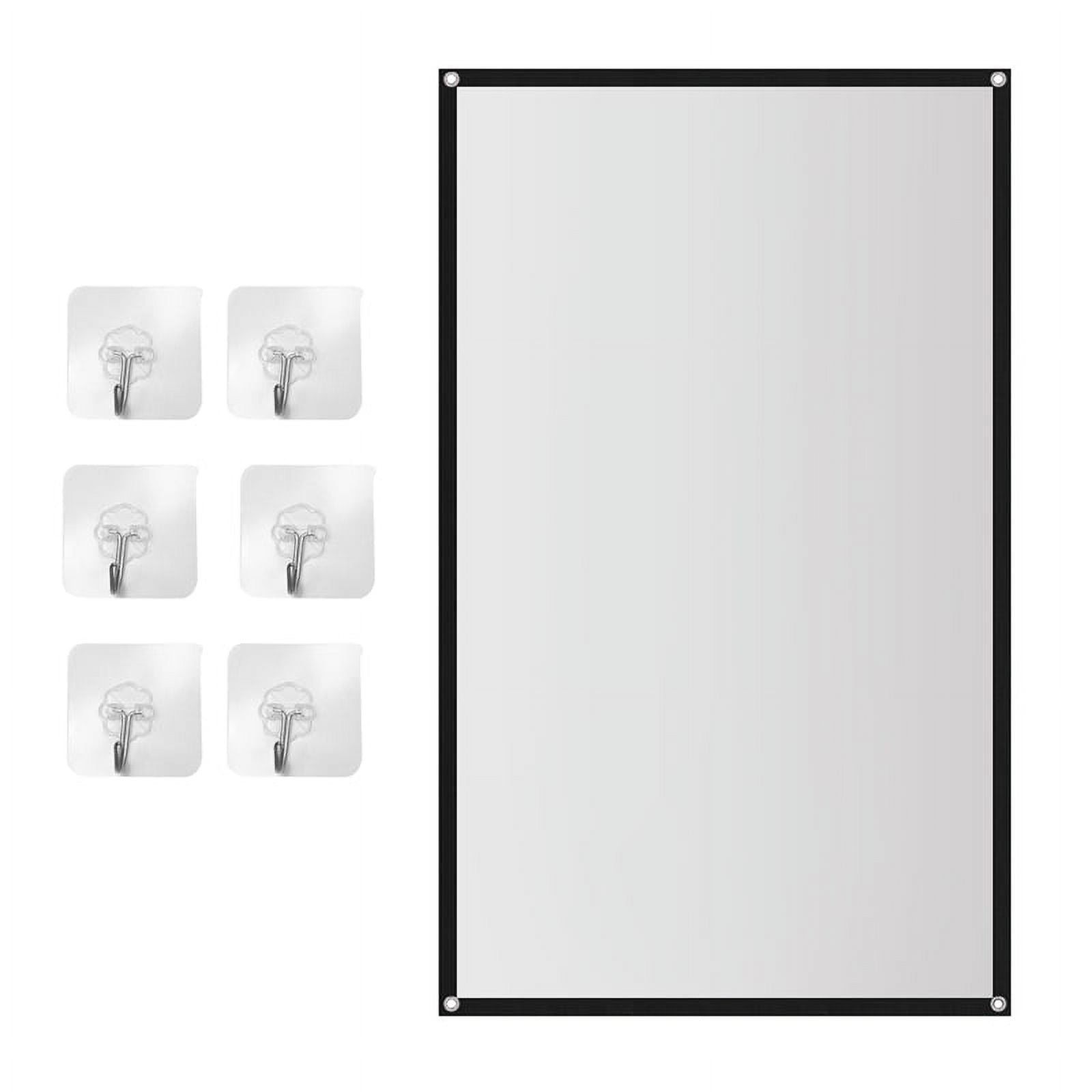 Iycorish Outdoor Wall Mount 72 Inch Projector Screen, White - Walmart.com