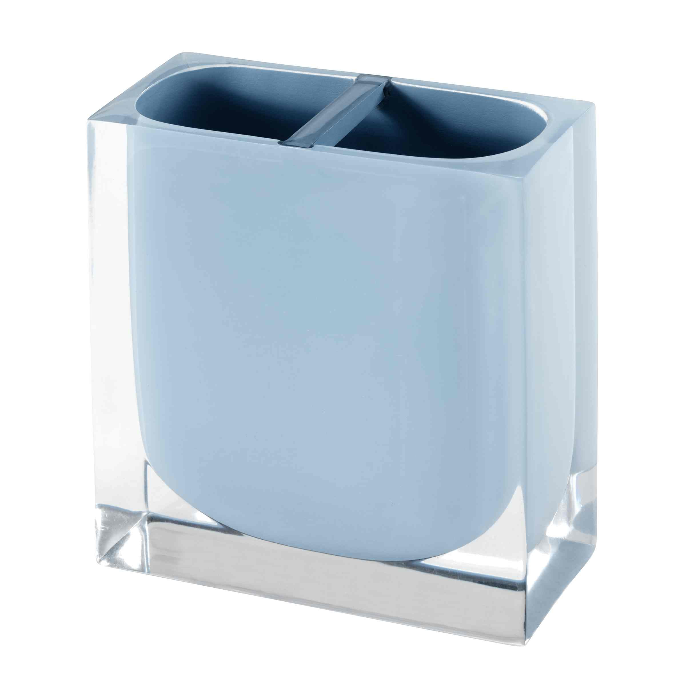 Izod Marina Adult Toothbrush Dispenser/Holder - Blue, Clear Resin ...