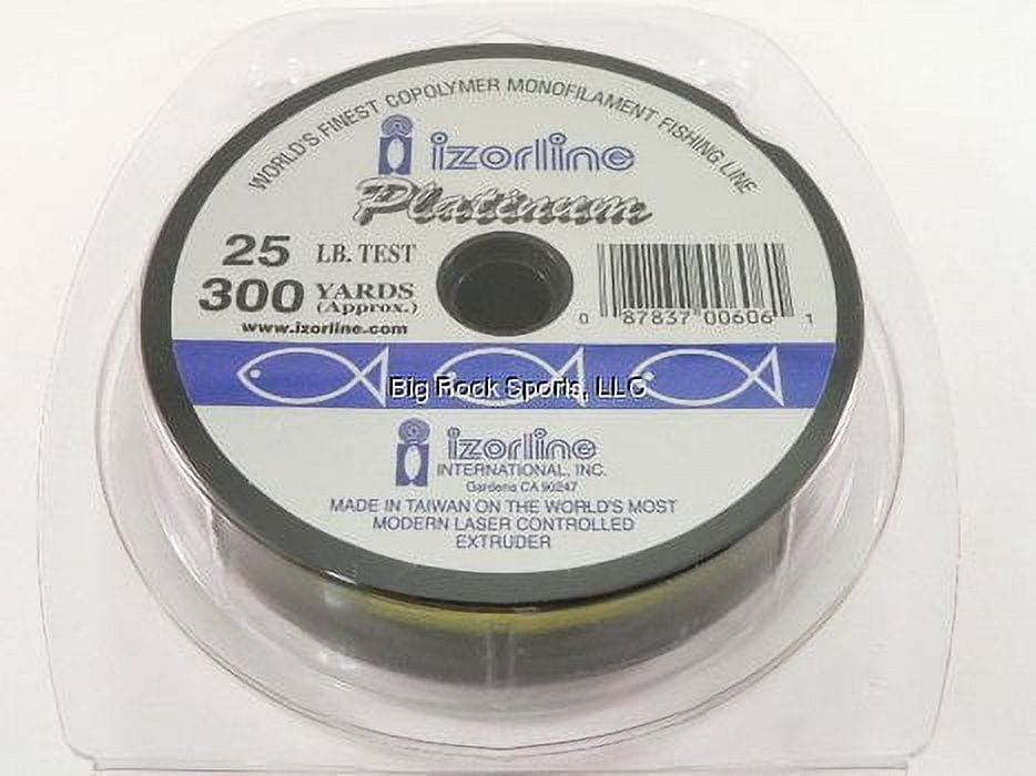 Izorline 6061 Platinum Co-Polymer Mono Line, 25 lb/300 yd, Hi-Vis - Walmart.com
