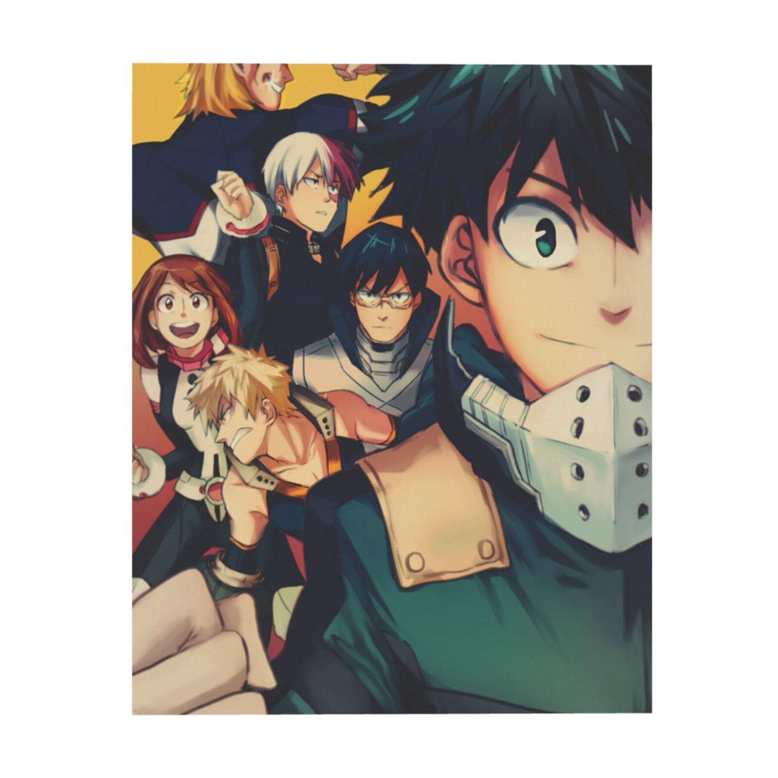 Izuku Midoriya Deku My Hero Academia Canvas Decorative Poster Art ...