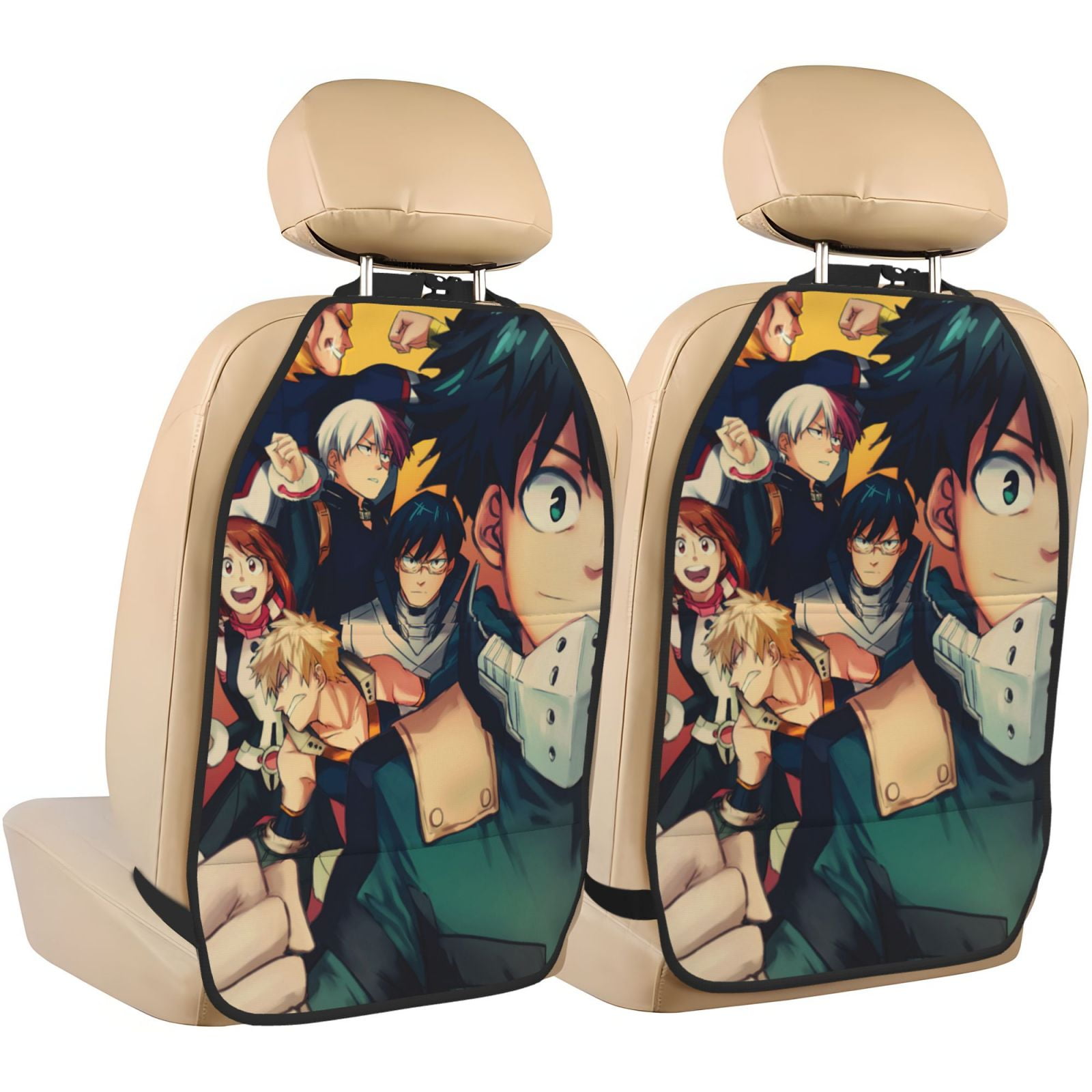 Izuku Midoriya Deku My Hero Academia 2 PCS Car Seat Protector Backseat ...