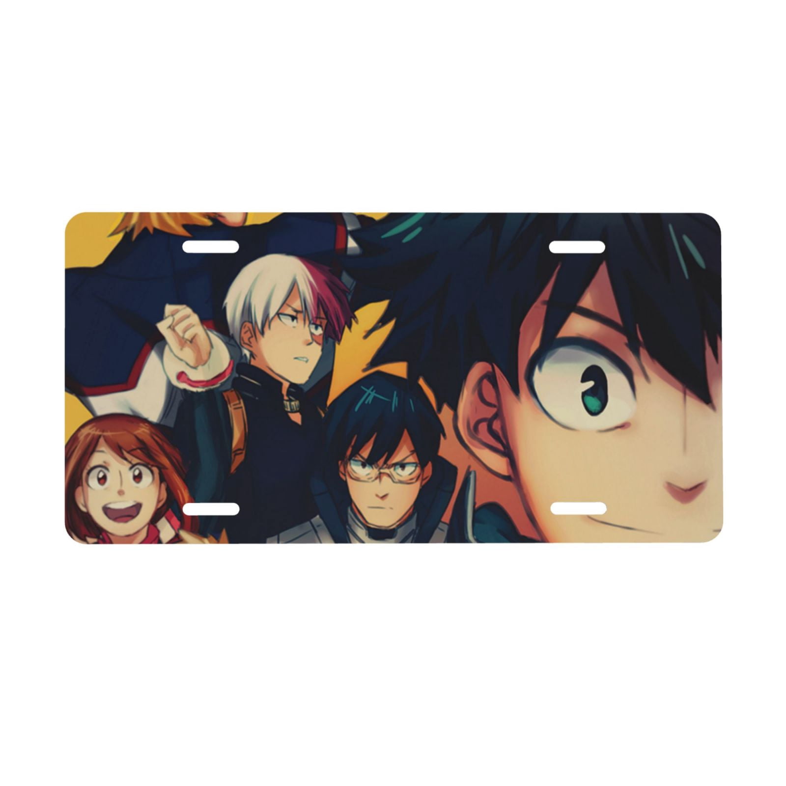 Izuku Midoriya Deku My Hero Academia License Plate Cover Aluminum ...