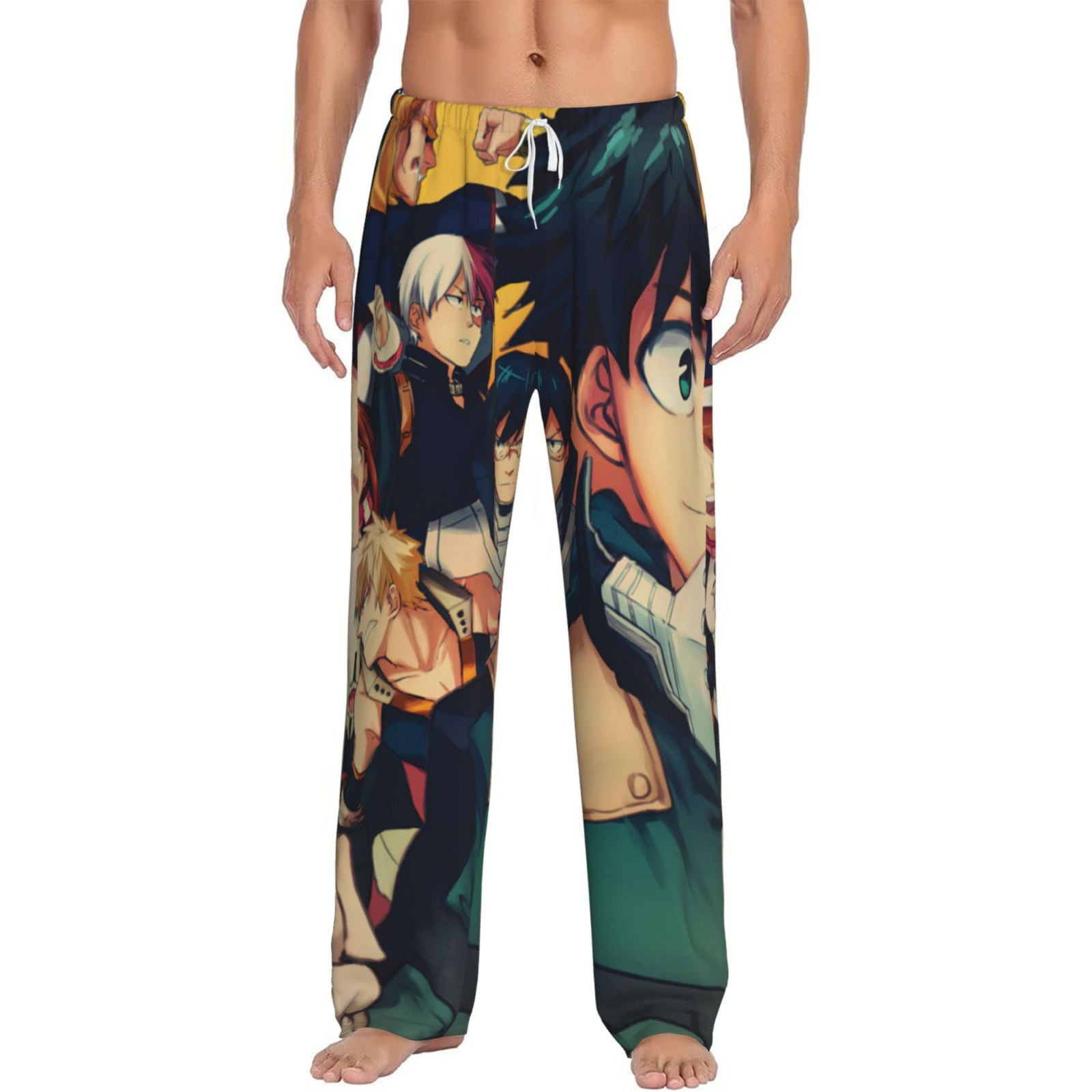 Izuku Midoriya Deku My Hero Academia Men's Pajama Pants With Pockets ...