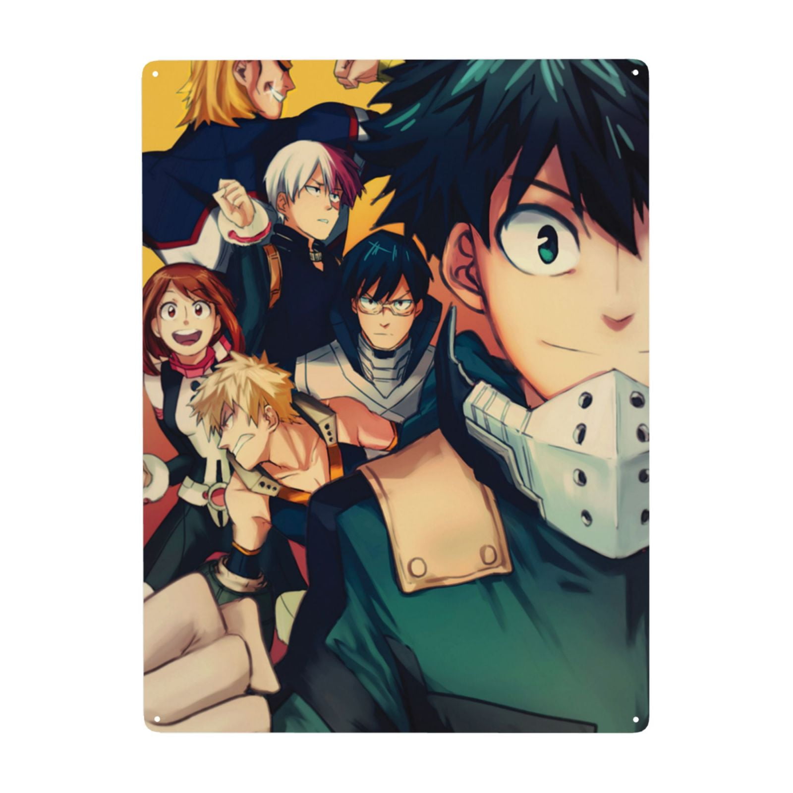 Izuku Midoriya Deku My Hero Academia Metal Sign Home Wall Art Decor ...