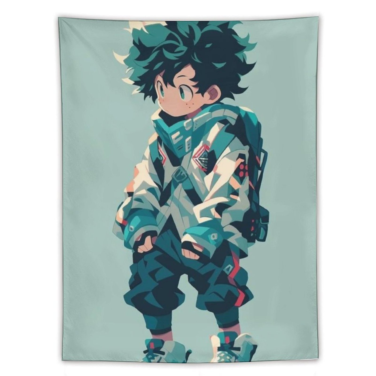 Izuku Midoriya Mha Tapestry Luxury Wall Hanging Tapestries Decoration ...