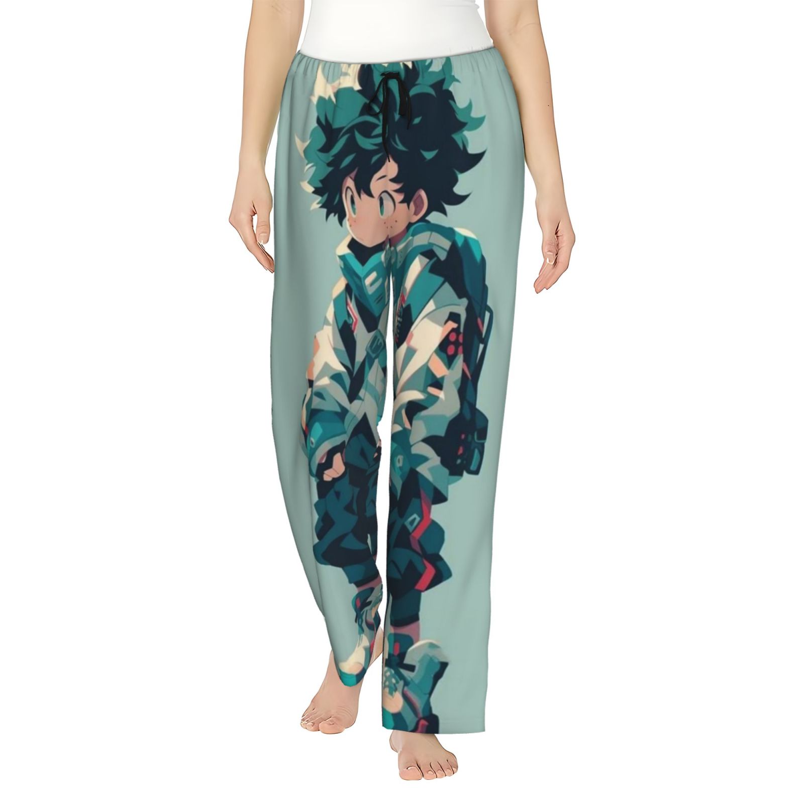 Izuku Midoriya Mha Women's Pajama Pants With Pockets Lounge Daily ...