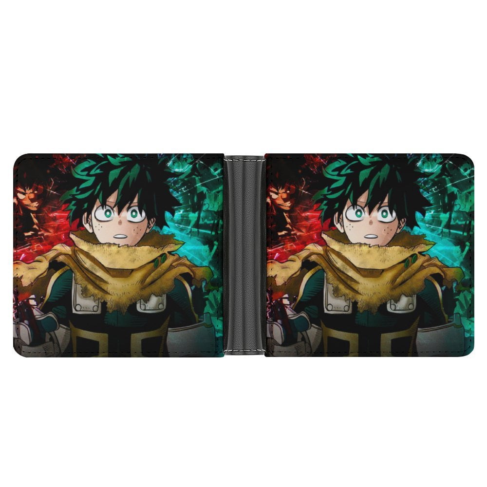 Izuku Midoriya My Hero Academy PU Leather Bifold Wallet Money ...