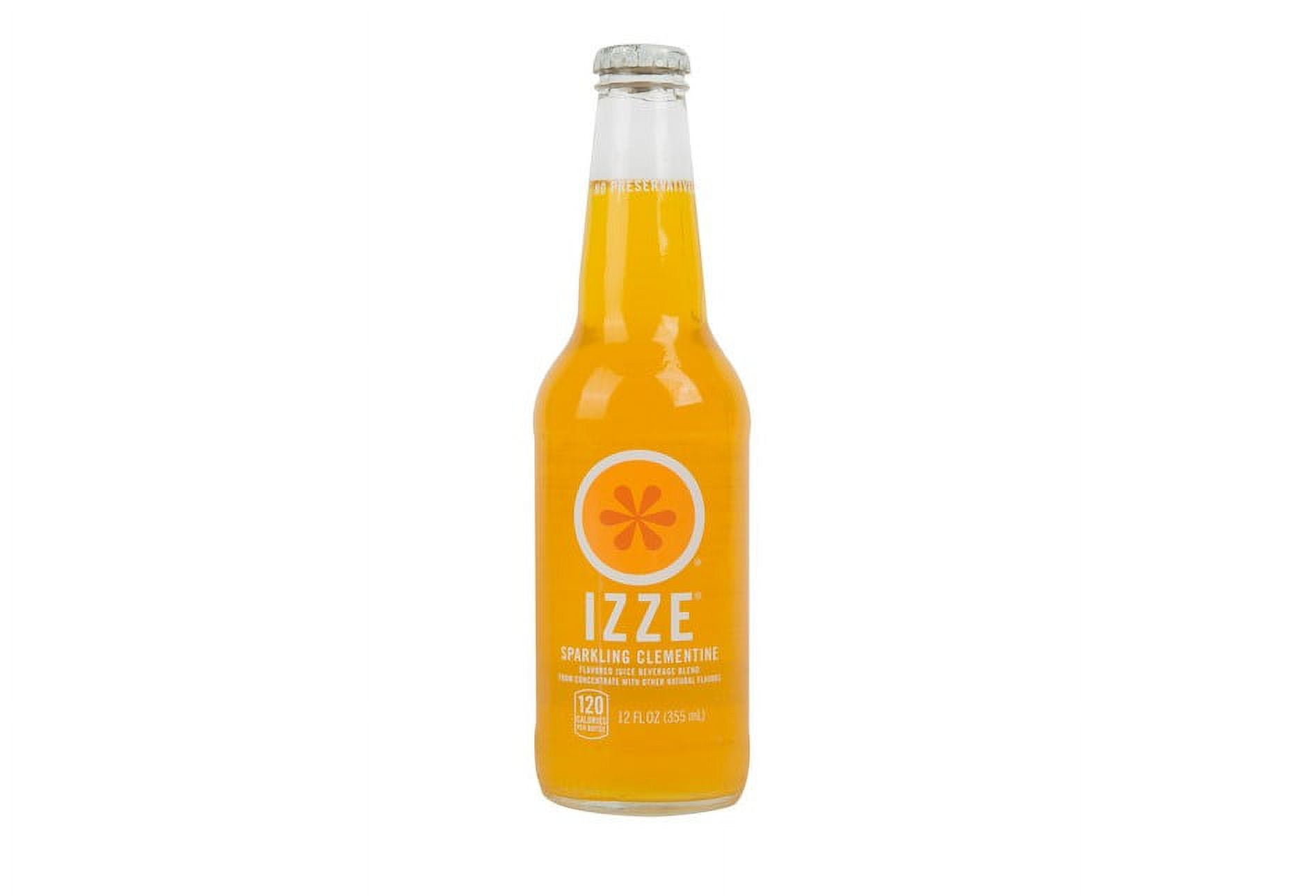Izze Clementine Sparkling Juice, (Glass Bottles), 12 Fl Oz (Pack of 12) - Walmart.com