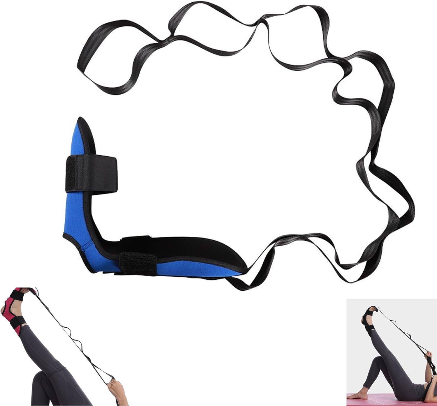 Izzila Stretching Strap With Loops And Detachable Foot, Fascia ...