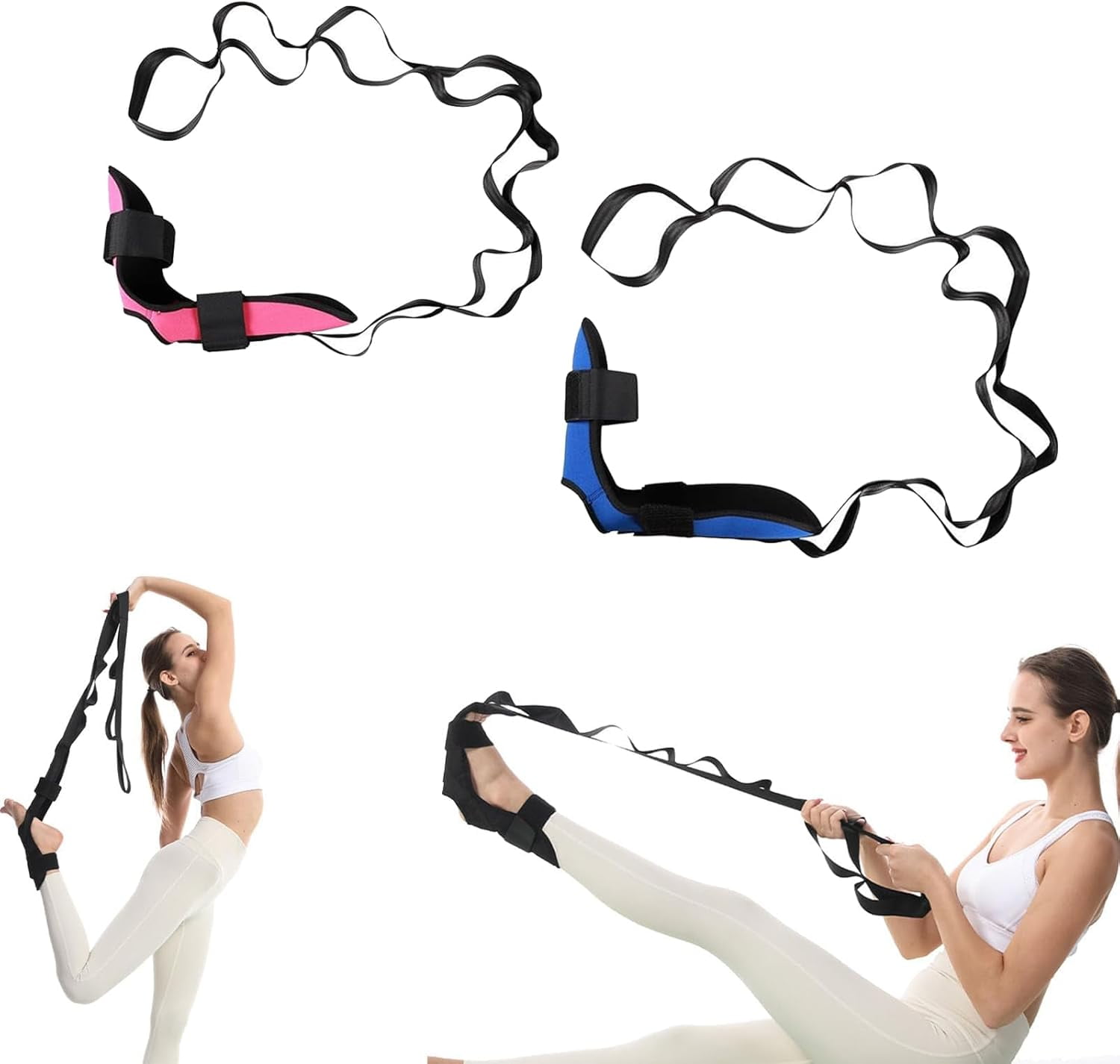 Izzila Stretching Strap with Loops and Detachable Foot, Flex Strap ...