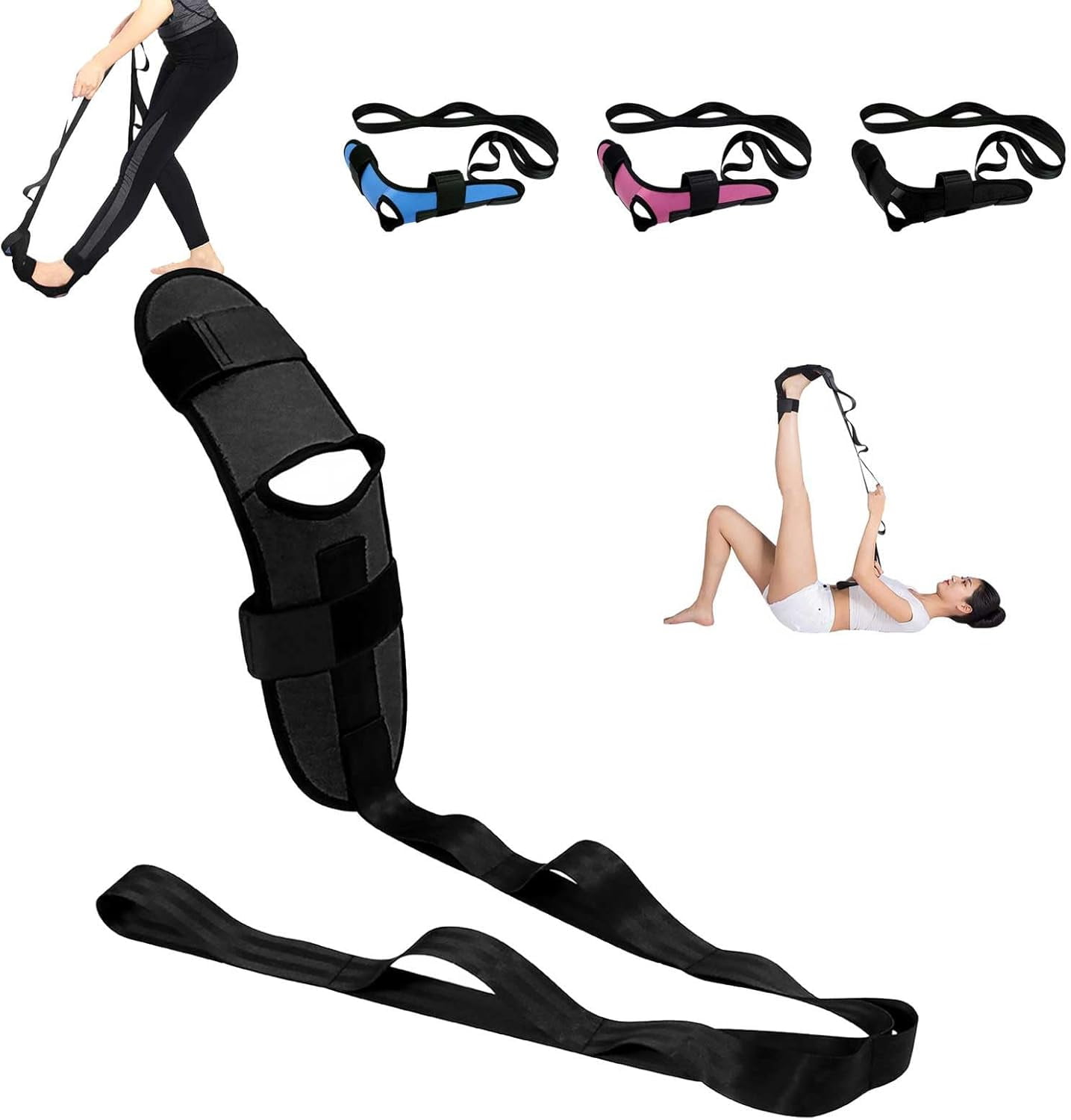 Izzila Stretching Strap with Loops and Detachable Foot, Foot and Calf ...