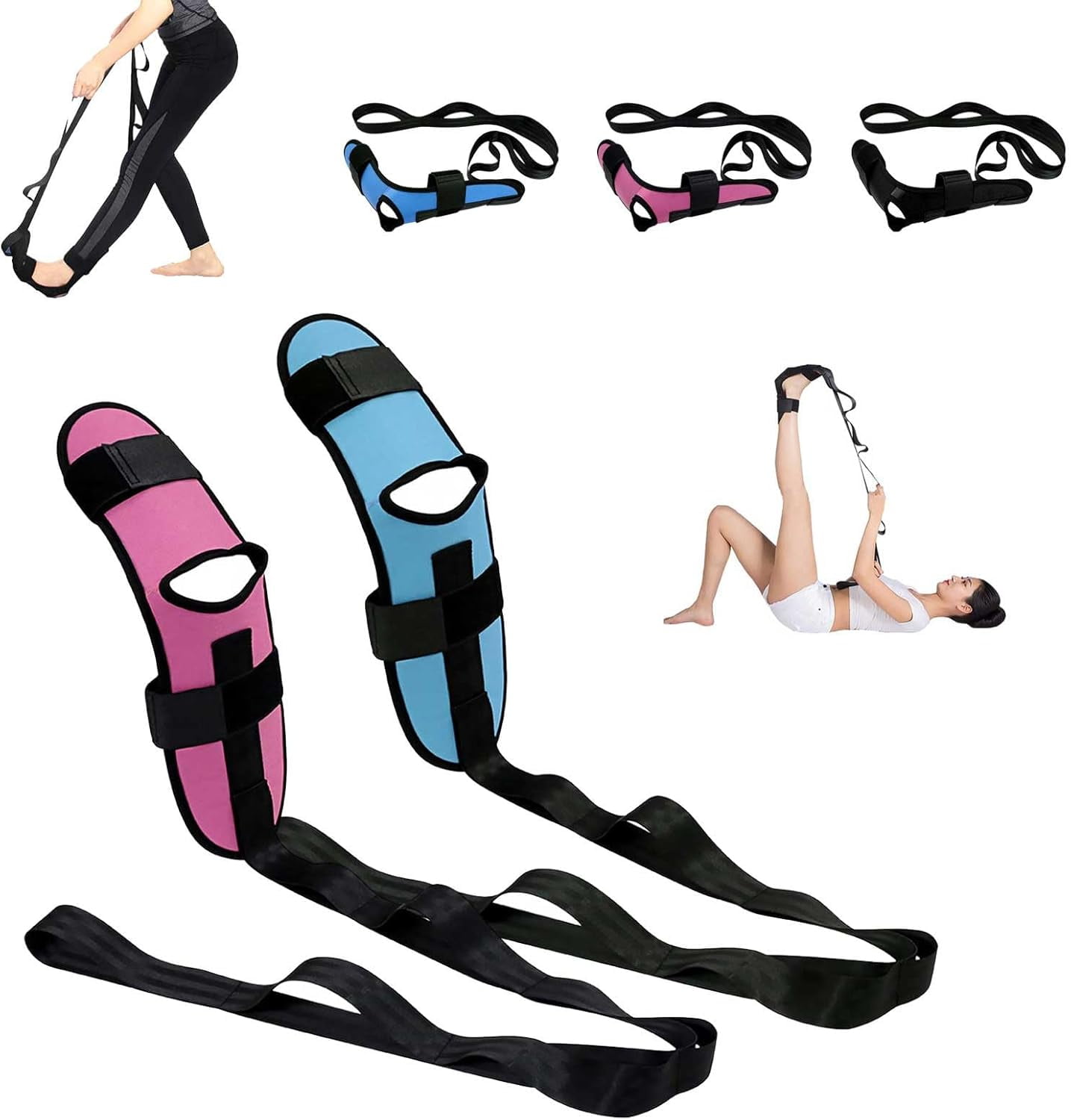 Izzila Stretching Strap with Loops and Detachable Foot, Foot and Calf ...