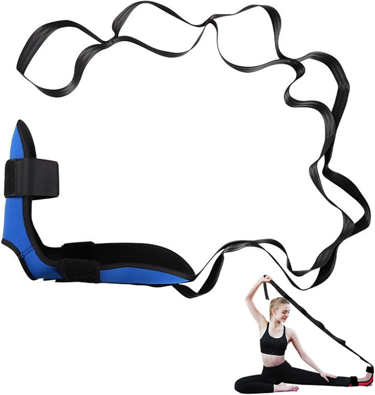Izzila Stretching Strap with Loops and Detachable Foot, Foot & Calf ...