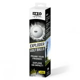 IZZO Golf Exploder Prank Golf Balls 4 Pack White Dimpled Safe ...