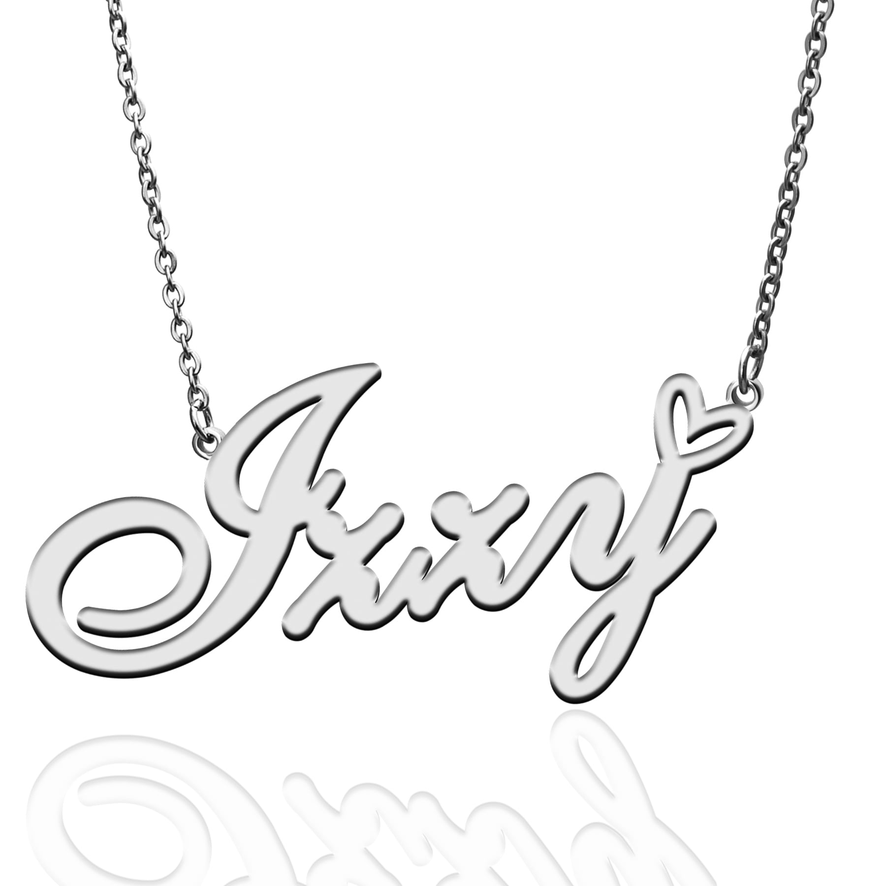 Izzy Custom Name Necklace Customized Personalized Plated Name Necklace ...