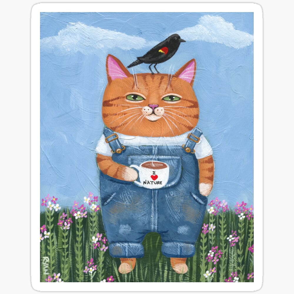 Izzy Loves Nature Sticker Phone Decal Water Bottle Stickers Car Decals ...