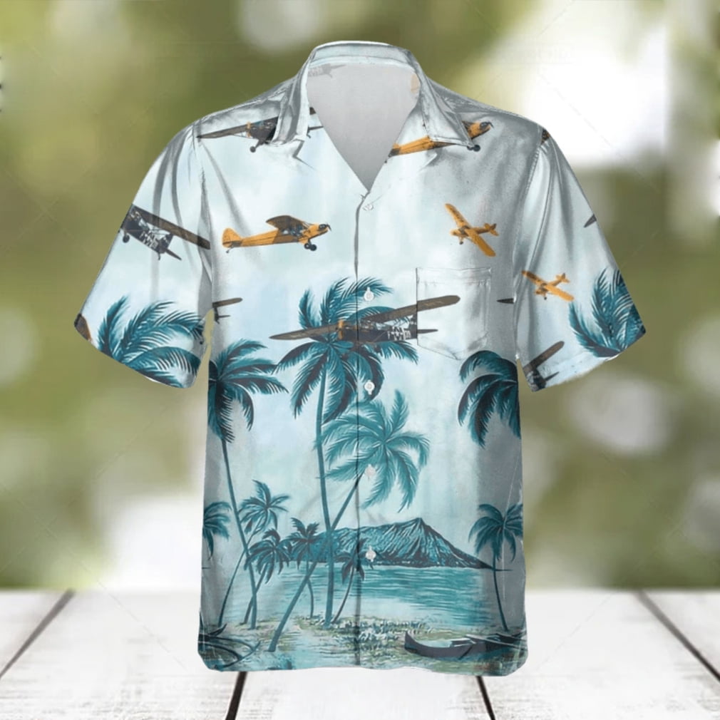 J 3 Cub J3 Veteran US Aircraft Coconut Hawaiian Shirt Aloha Summer Gift ...