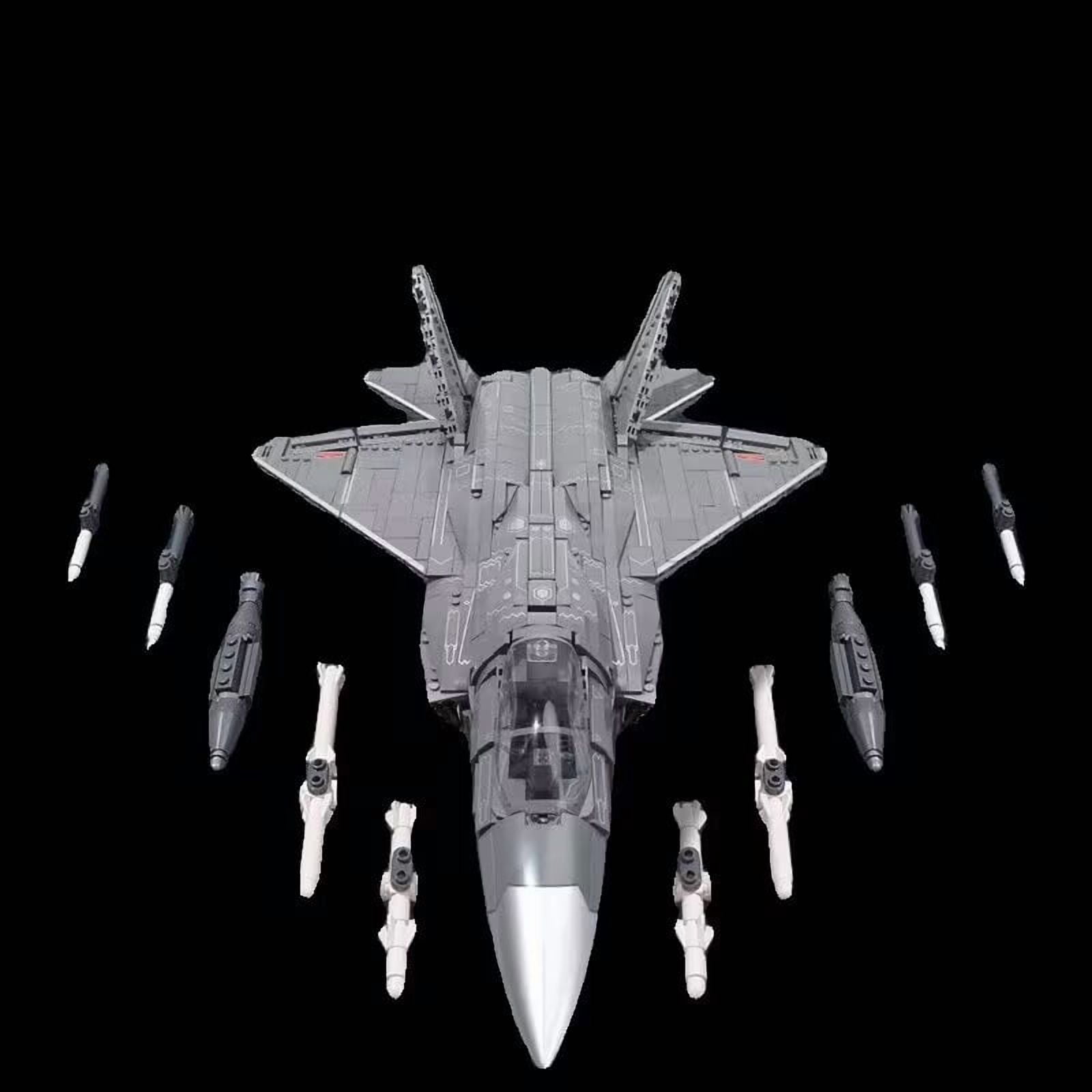 J-35 Fighter Jet Building Blocks Set with Light (2637 Pcs) - Walmart.com