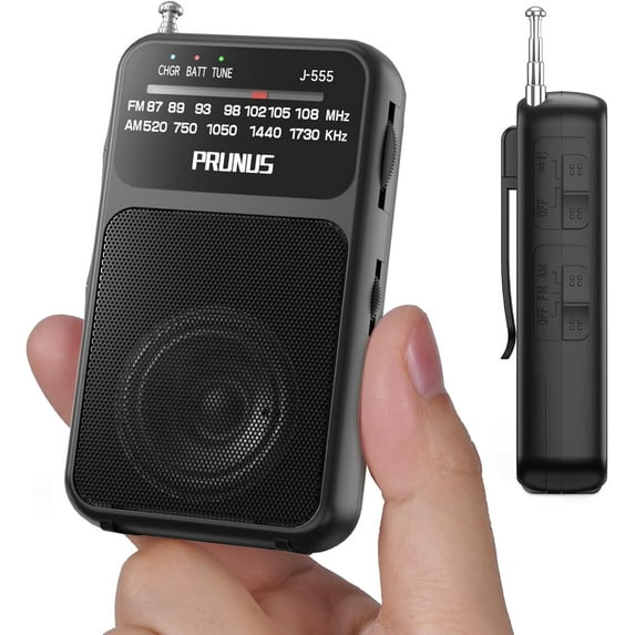 J-555 Pocket Radio AM FM USB-C Charging& Battery Operated, Excellent ...
