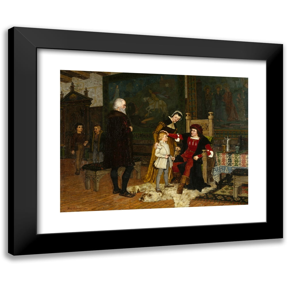 J.A.G. Acke 24x19 Black Modern Framed Museum Art Print Titled - King ...