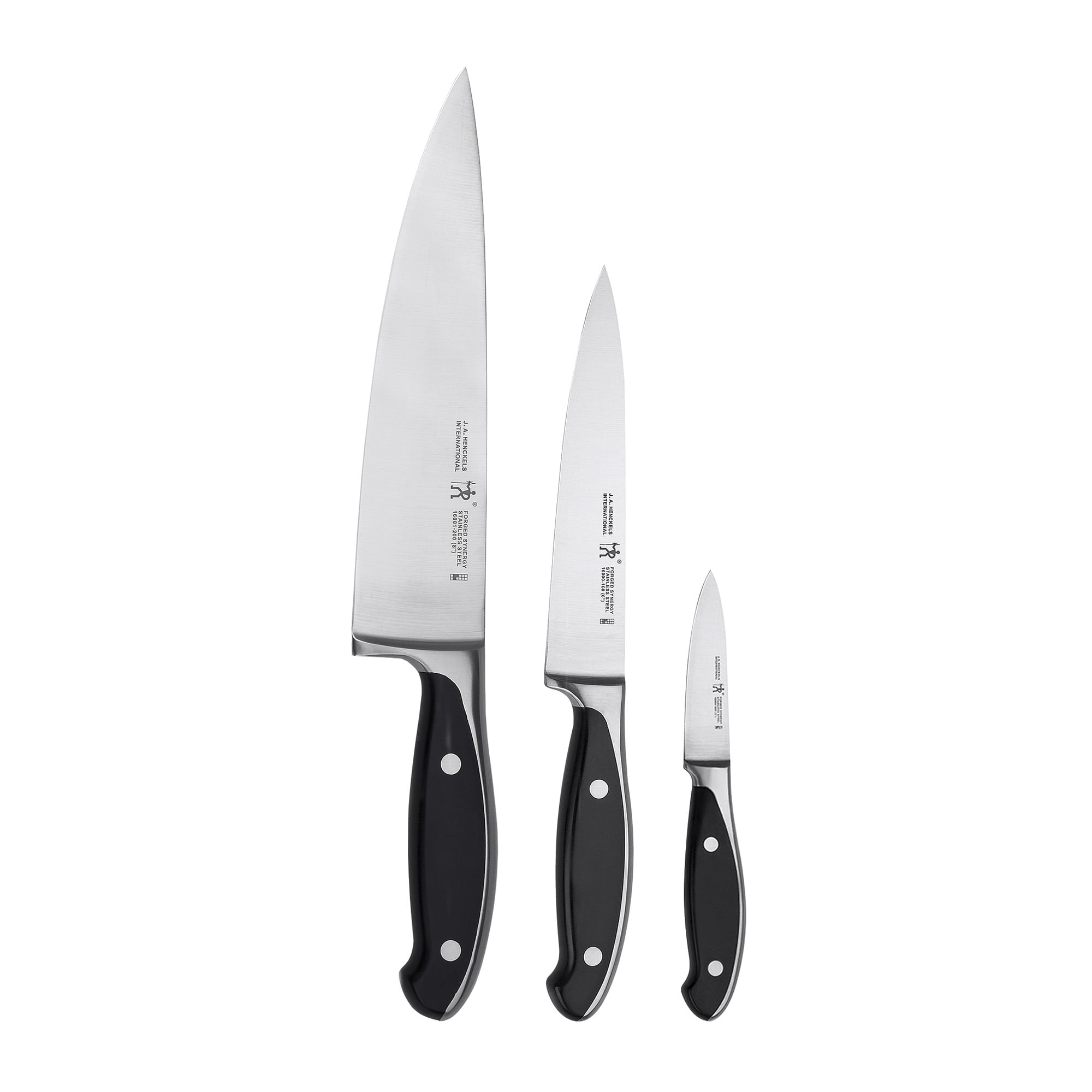 J.A. Henckels International Forged Synergy 3-pc Starter Knife Set ...