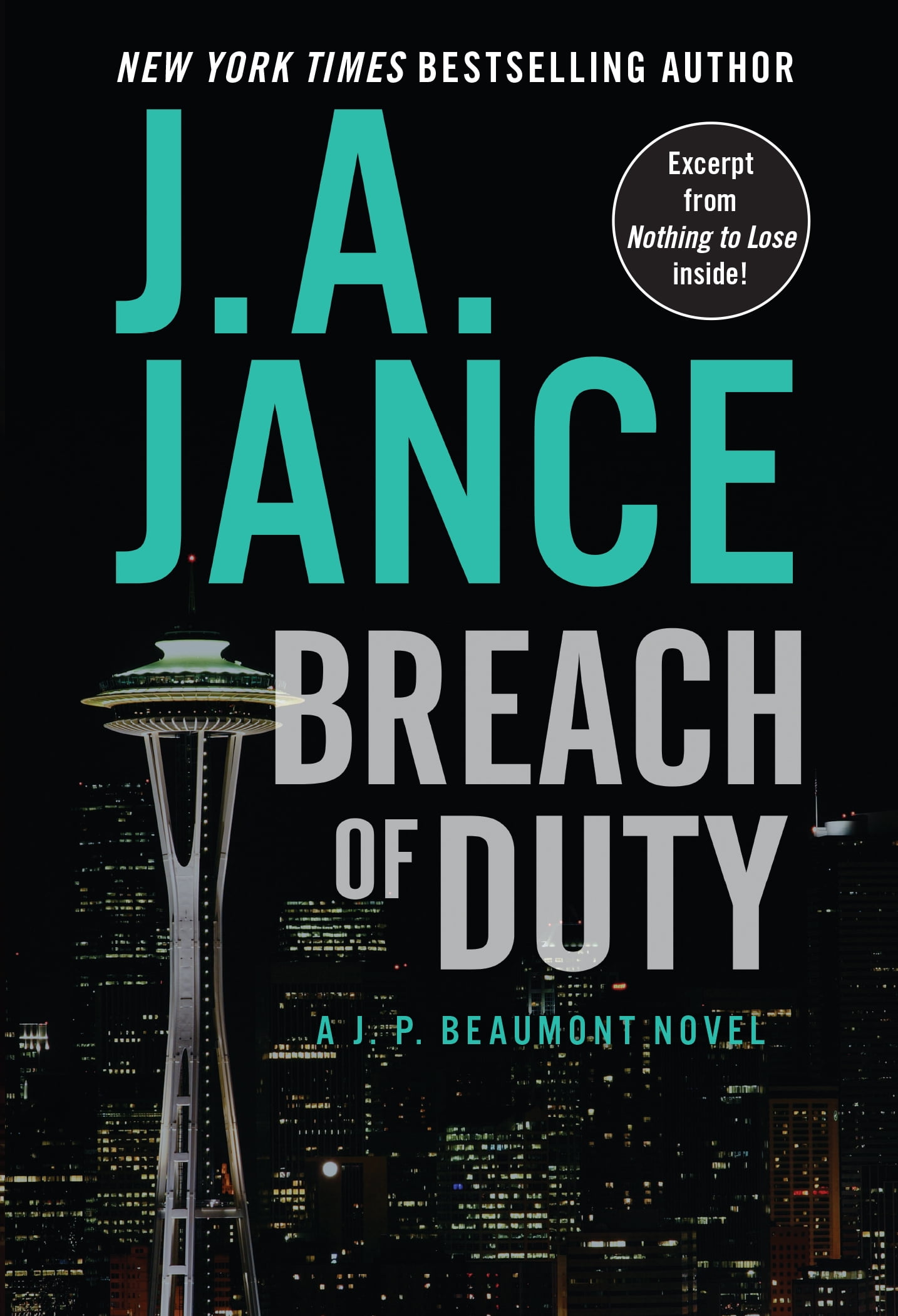 J. A. Jance: Breach of Duty: A J. P. Beaumont Novel (Paperback ...