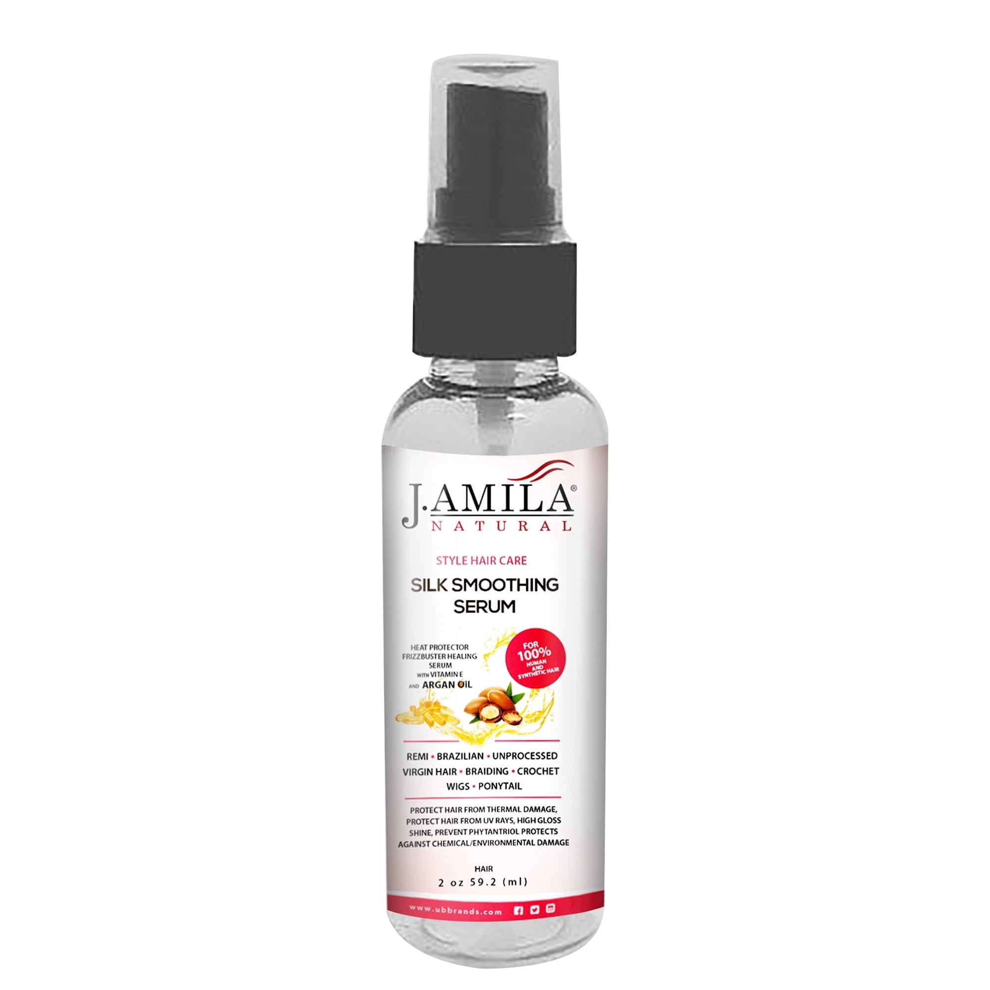 J. AMILA Argan Oil Hair Repair Serum - Frizz Control & Smoothing for ...