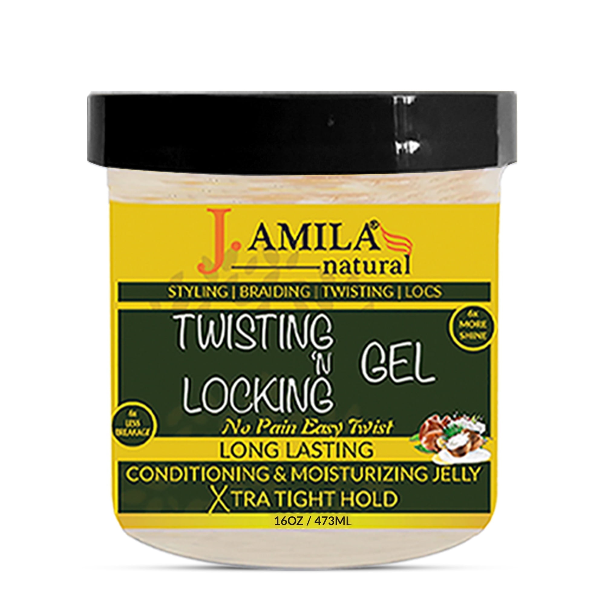 J. AMILA Award-Winning Twisting N Locking Gel (16oz) - Best for Strong ...