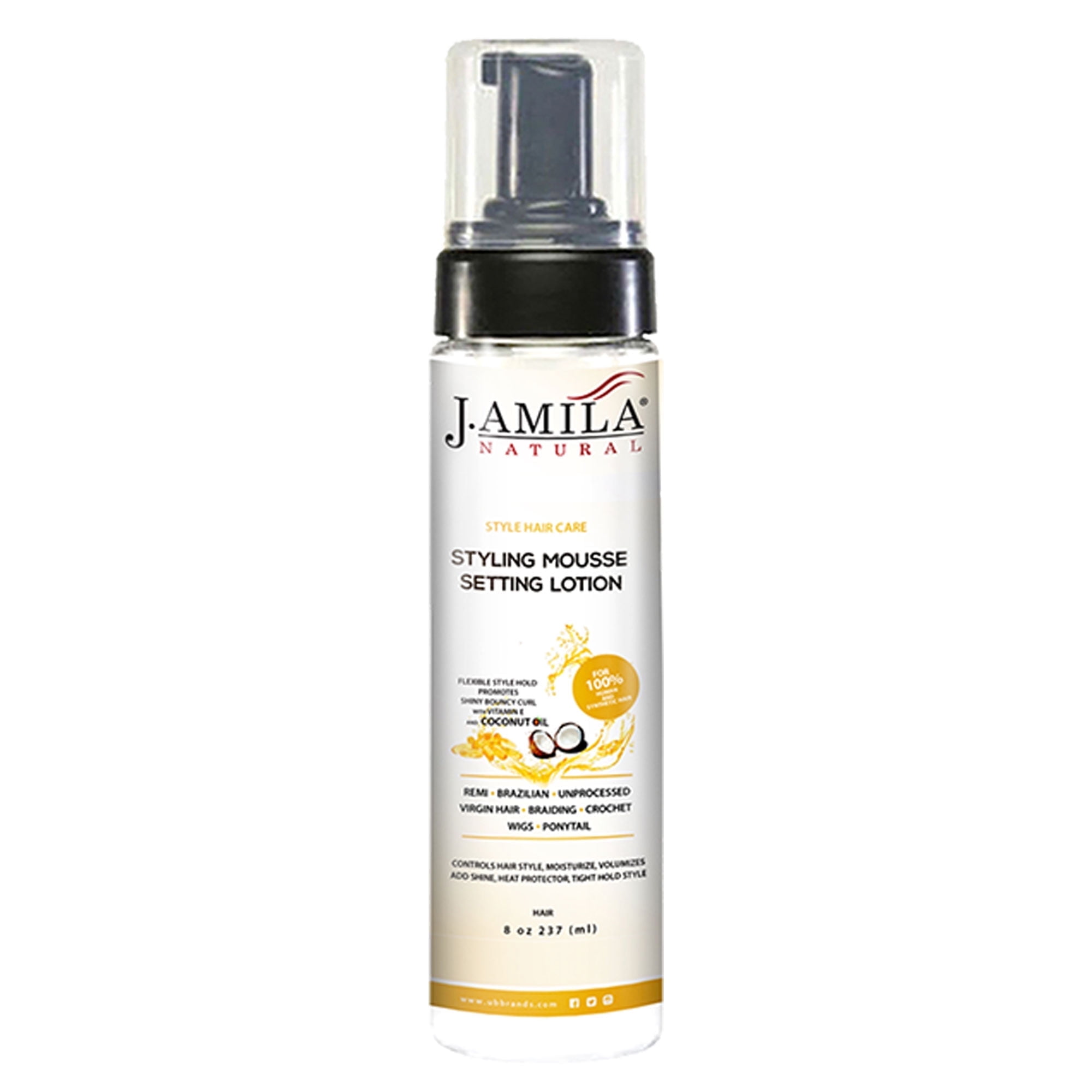 J. AMILA Curl Enhancing Foaming Hair Styling Gel - Anti-Frizz for All ...