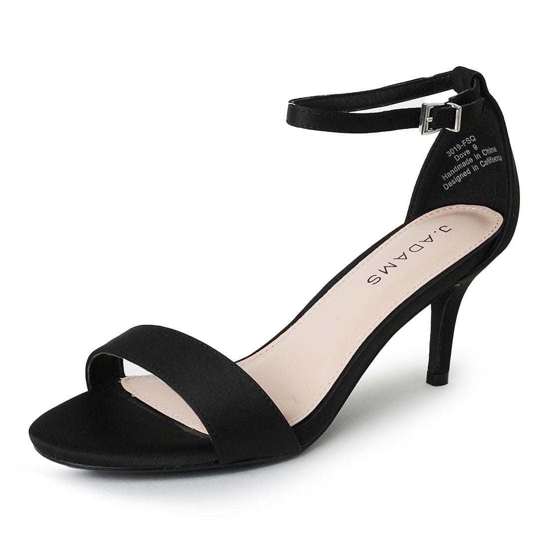 J. Adams Dove Leopard Sandals Comfortable and Stylish Heels for Women ...