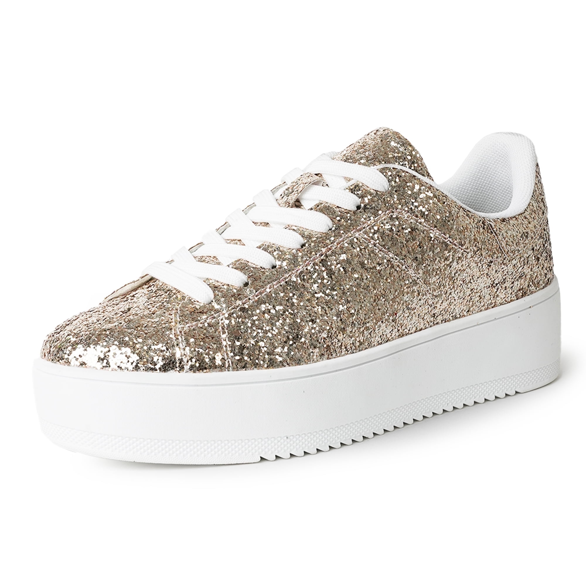 J. Adams Hero Platform Sneakers for Women - Casual Lace-Up Fashion ...