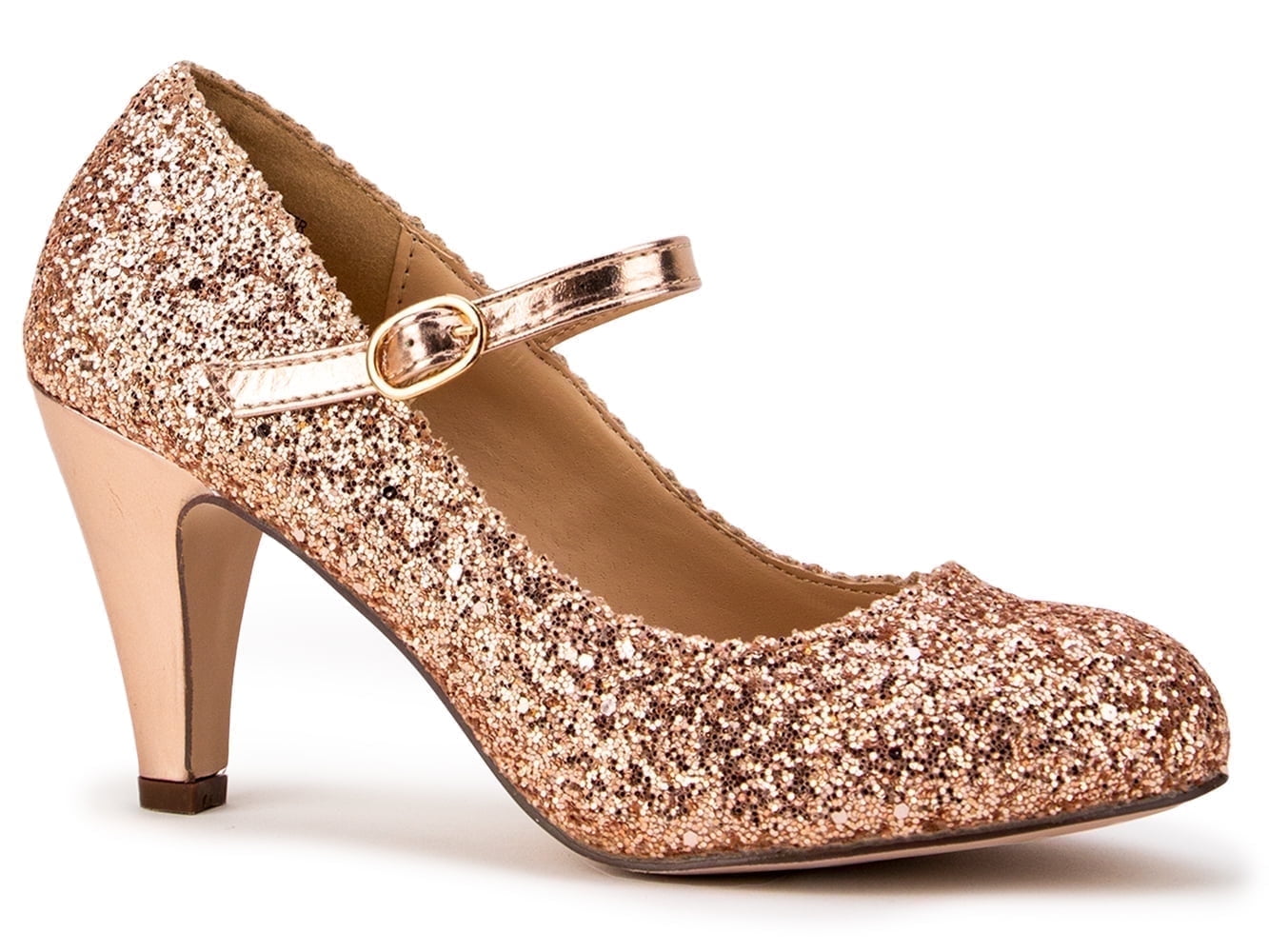 J. Adams Honey Jane Heels for Women – Round Toe indented Pumps Heels ...