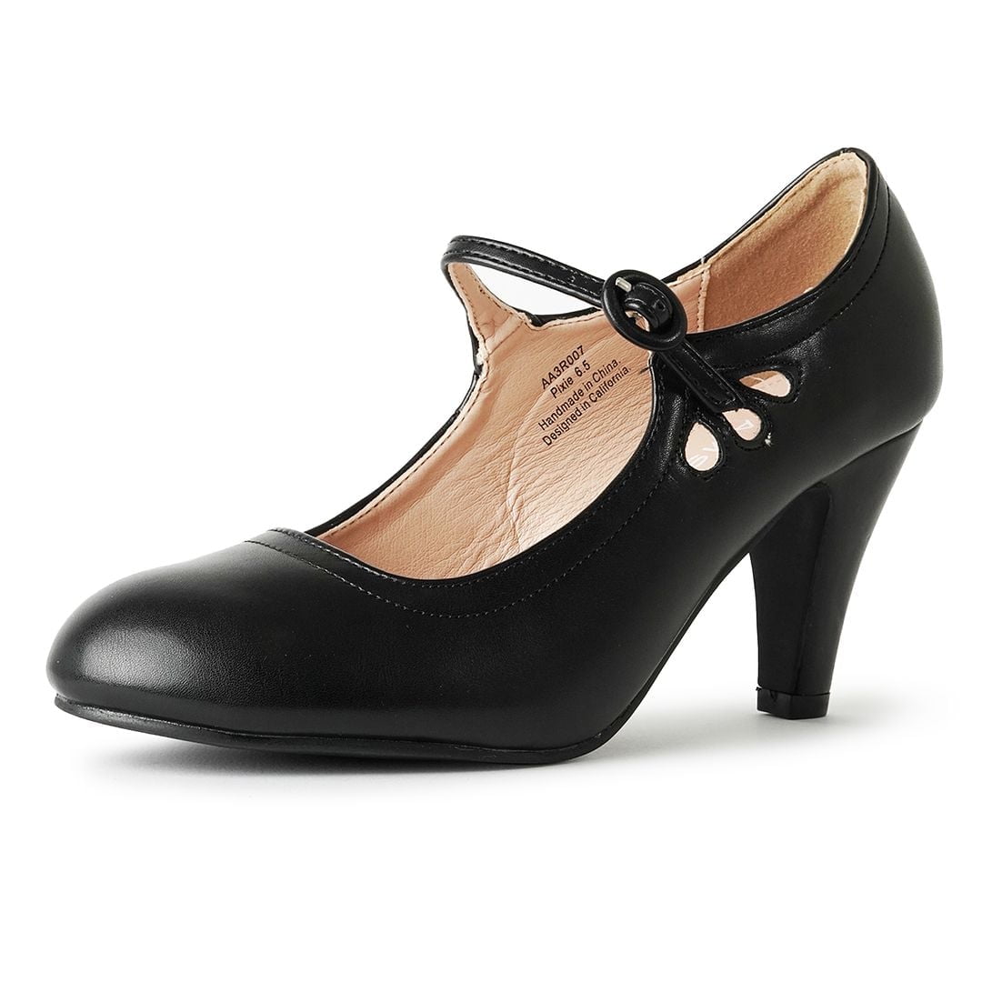 J. Adams Pixie Mary Jane Oxford Pumps Comfortable Retro Vintage Heels ...