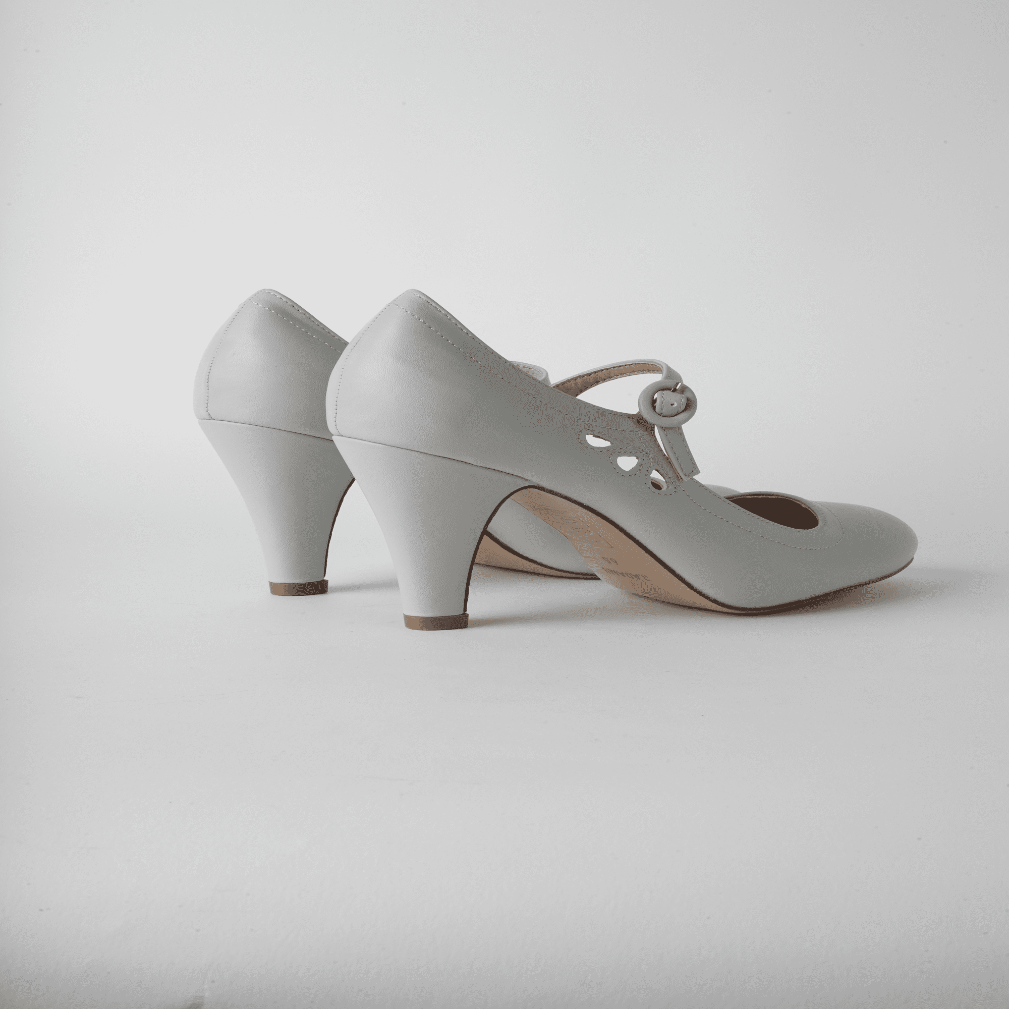 J. Adams Pixie Mary Jane Pumps - Retro Vintage High Heels - Comfortable ...