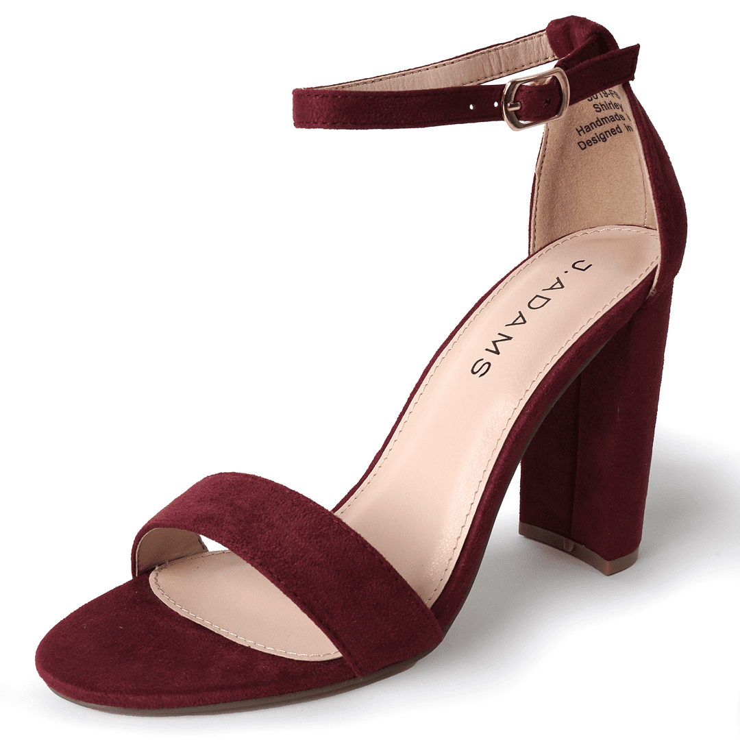 J. Adams Shirley High Silver Comfortable Heels for Women | Open Toe ...