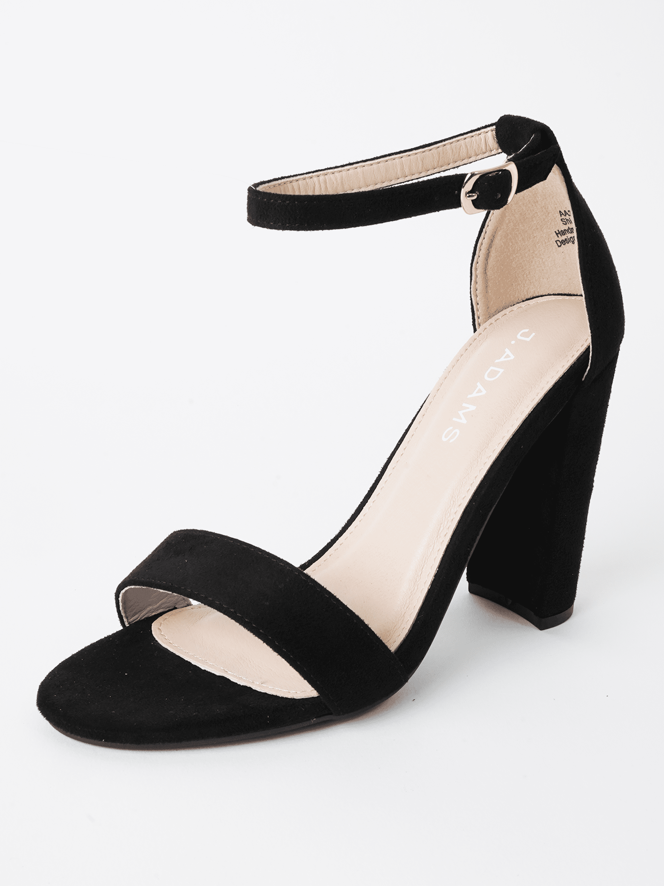 J. Adams Shirley High Silver Comfortable Heels for Women | Open Toe ...