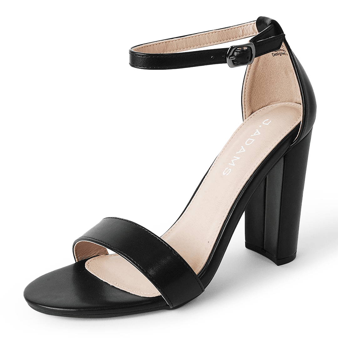 J. Adams Shirley High Silver Comfortable Heels for Women | Open Toe ...